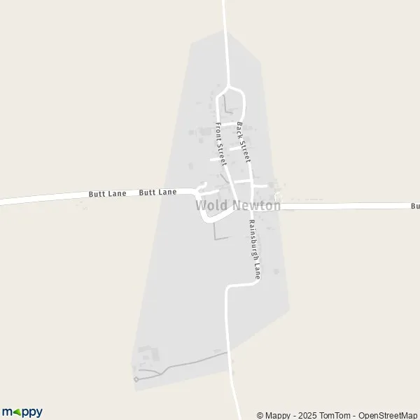 Map Wold Newton: map of Wold Newton (YO25 3) and practical information