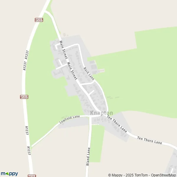 Map Knapton: map of Knapton (YO26 6) and practical information