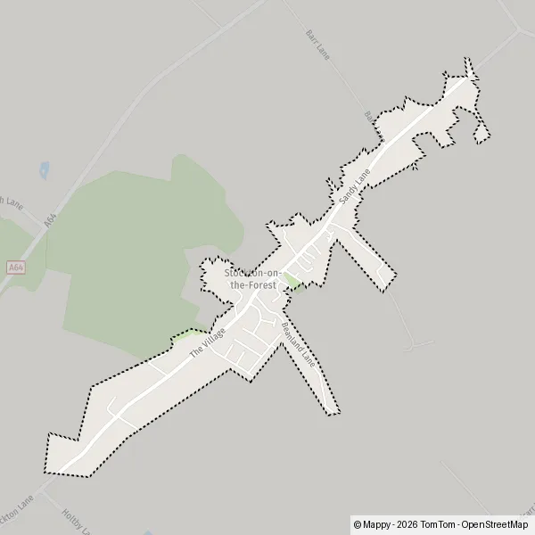 Map Stockton on the Forest: map of Stockton on the Forest (YO32 9) and ...