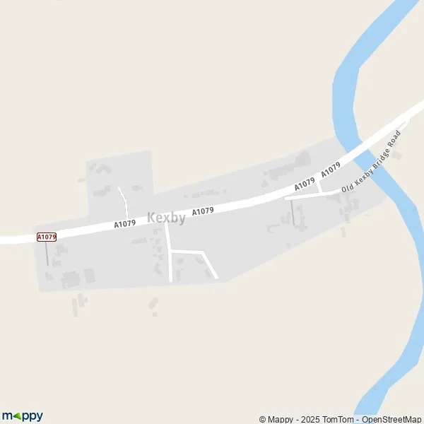 Map Kexby: map of Kexby (YO41 5) and practical information