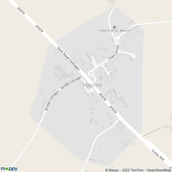 Map Hayton: map of Hayton (YO42 1) and practical information