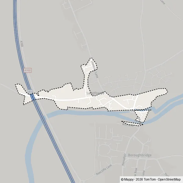 Map Langthorpe: map of Langthorpe (YO51 9) and practical information