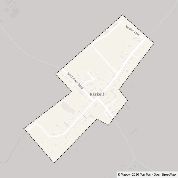 Map Raskelf: map of Raskelf (YO61 3) and practical information