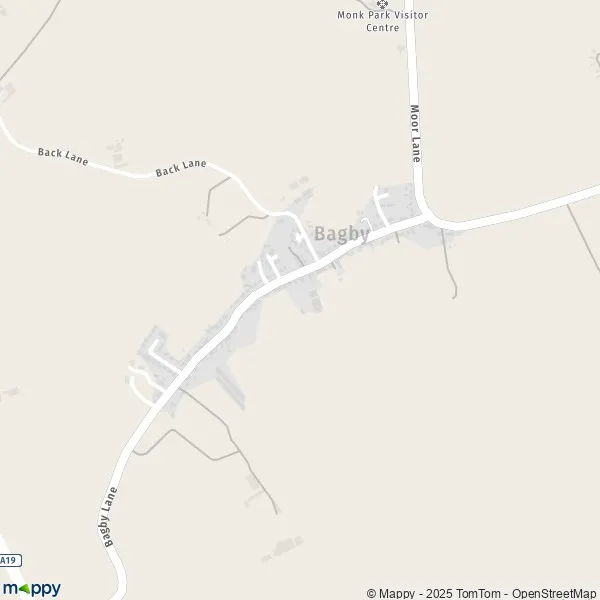 Map Bagby: map of Bagby (YO7 2) and practical information