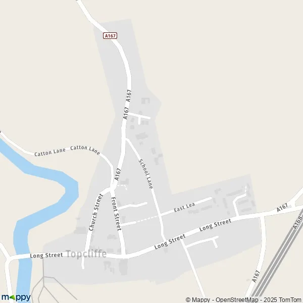 Map Topcliffe: map of Topcliffe (YO7 3) and practical information