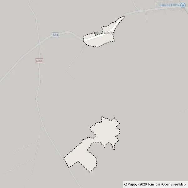 Map Carlton Miniott: map of Carlton Miniott (YO7 4) and practical ...